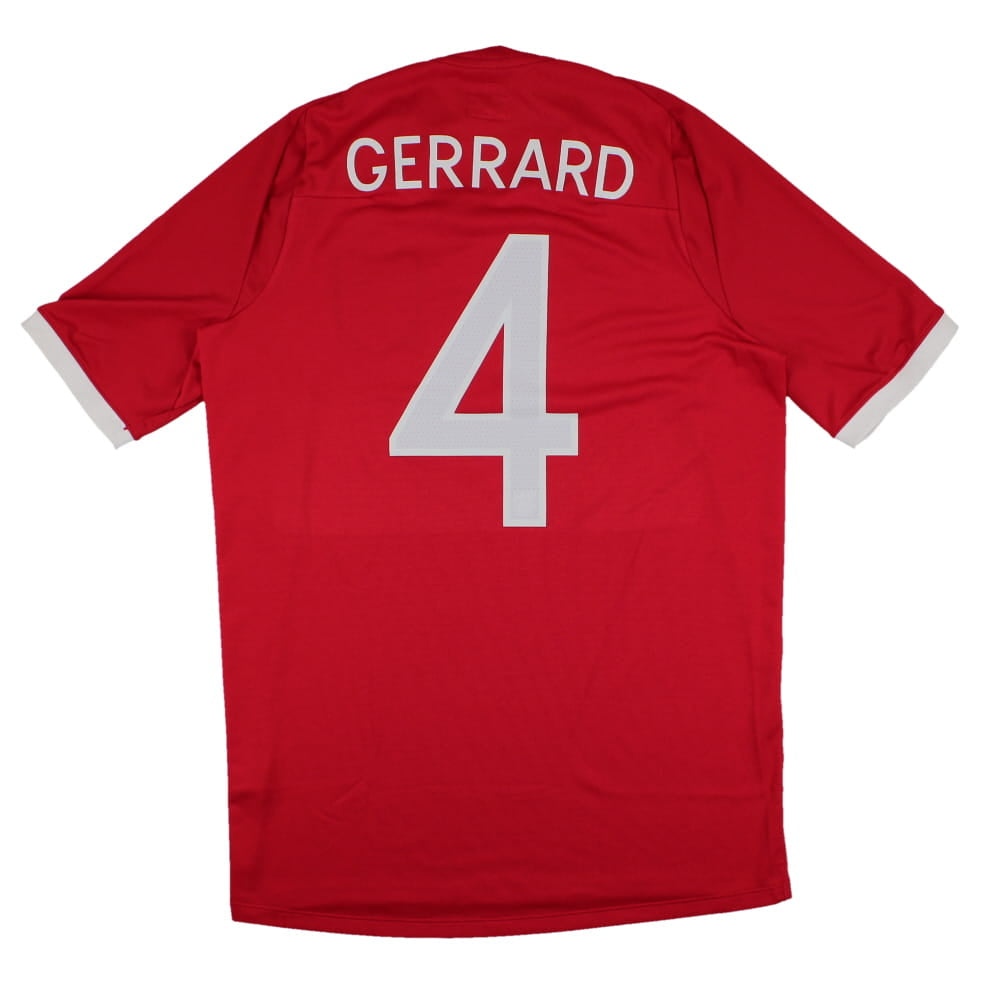 England 2010-11 Away (M) Gerrard #4 (Excellent) – Classic Football Kit